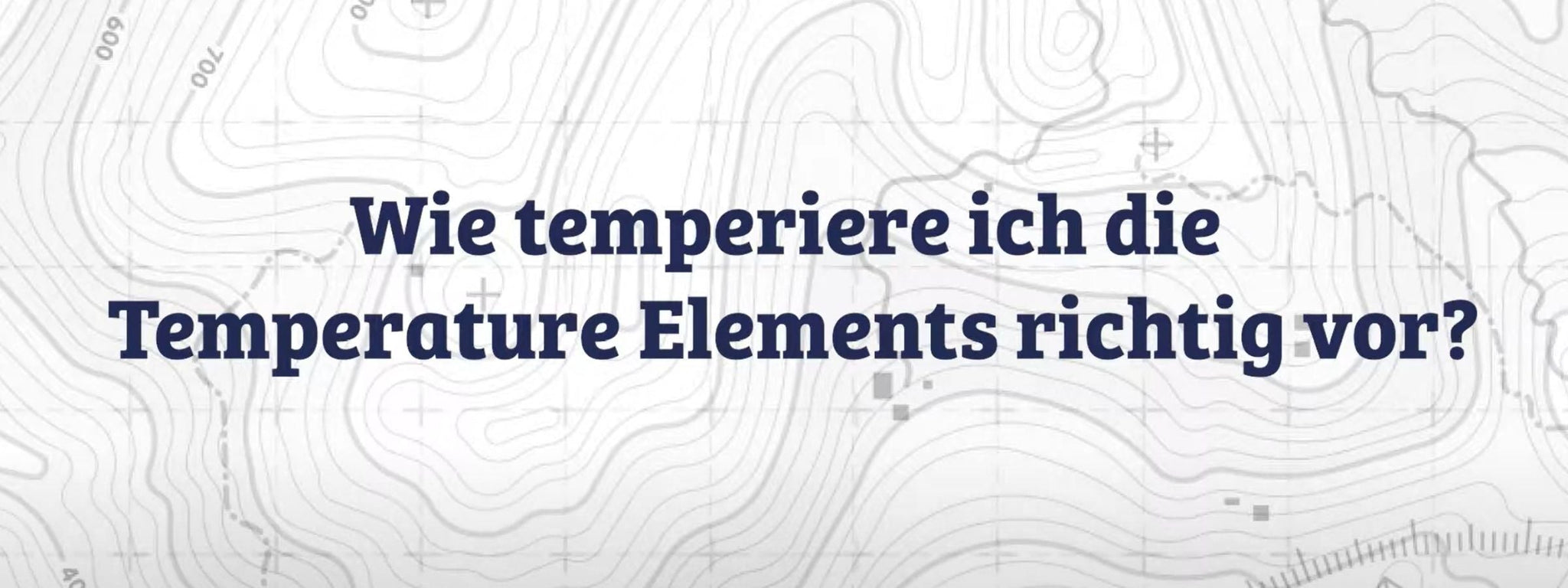 QOOL Tips & Tricks – How do I properly pre-cool Temperature Elements?